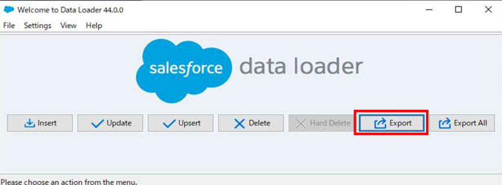 SalesforceのDataloaderを使ってデータ抽出（Export）する