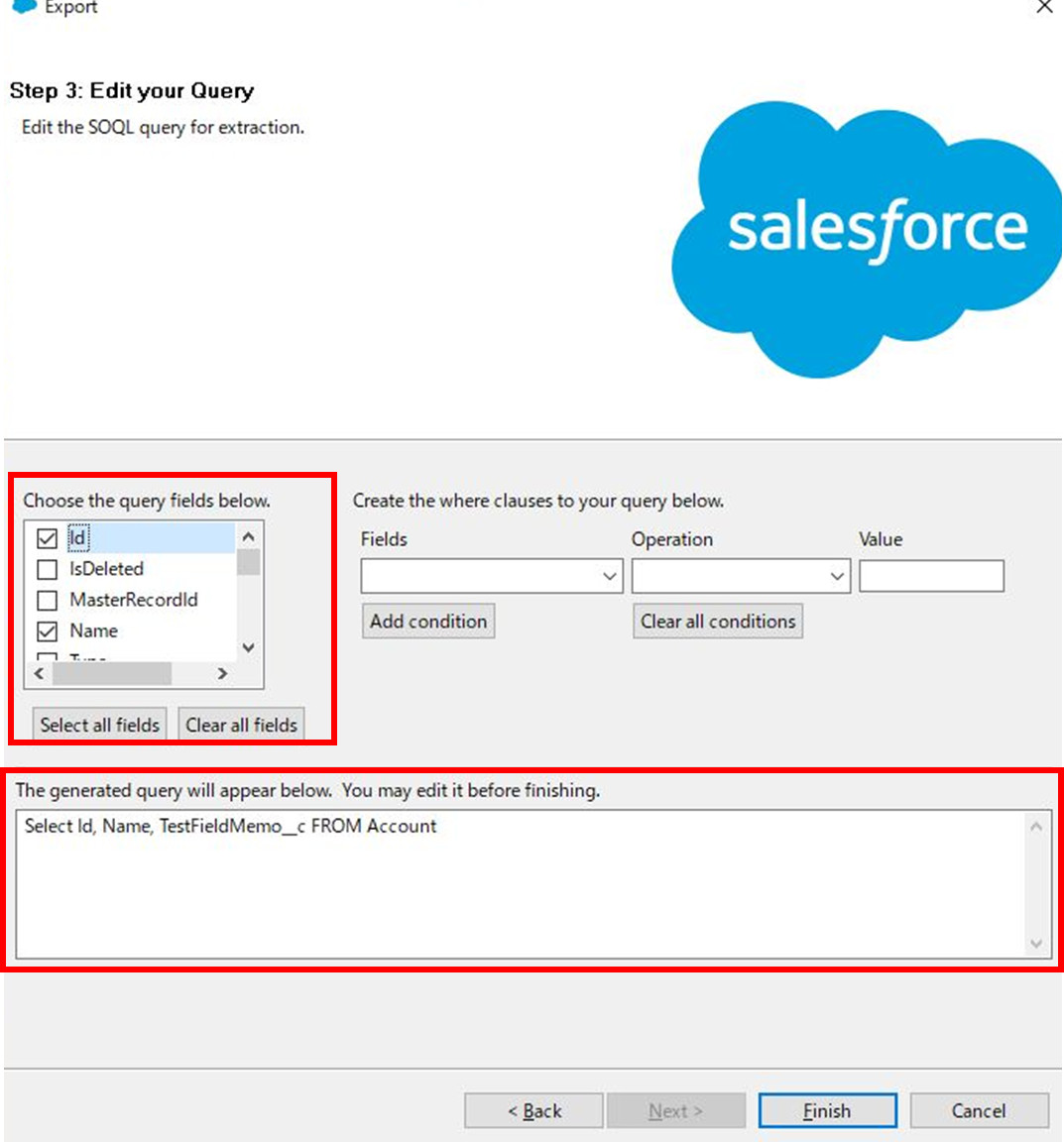 SalesforceのDataloaderを使ってデータ抽出（Export）する