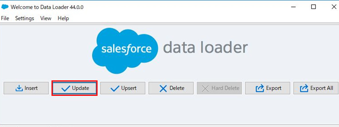 SalesforceのDataloaderを使ってデータ更新（Update）する